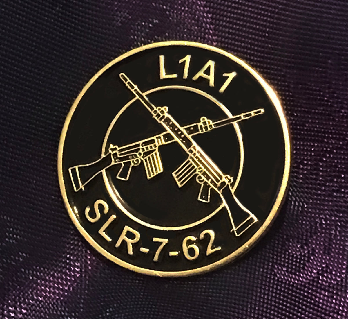 Military Humor - Military Gifts - Crossed SLR Cuff Links & Pin Badge O ...