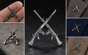 Crossed SLR Rifles Pin Badge – Military Veteran Jacket Lapel Pin ...