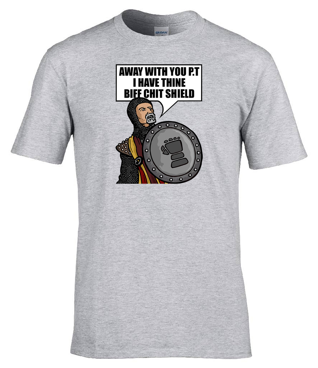 Military Humor - Biff Chit Shield - British Humour T-Shirts - British ...