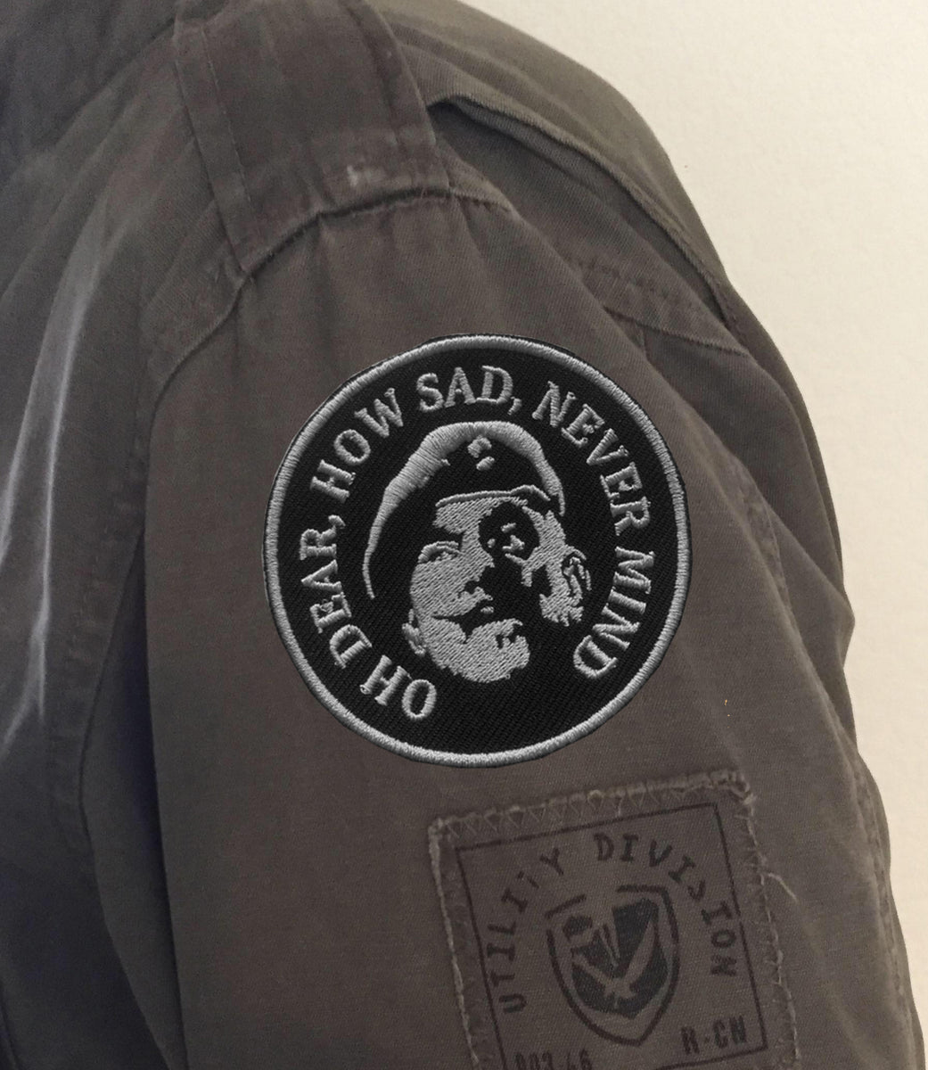 Military Humor - Windsor Davies - Oh Dear, How Sad - Embroidered Patch ...